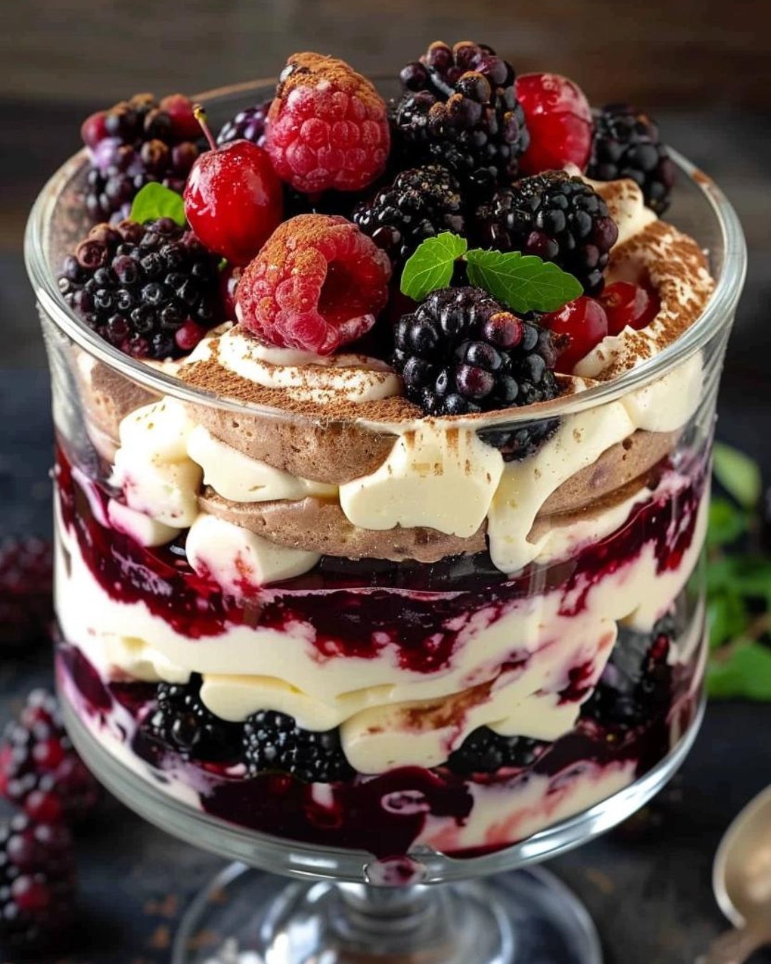 Berry Tiramisu Trifle - NorthEast Nosh Recipes