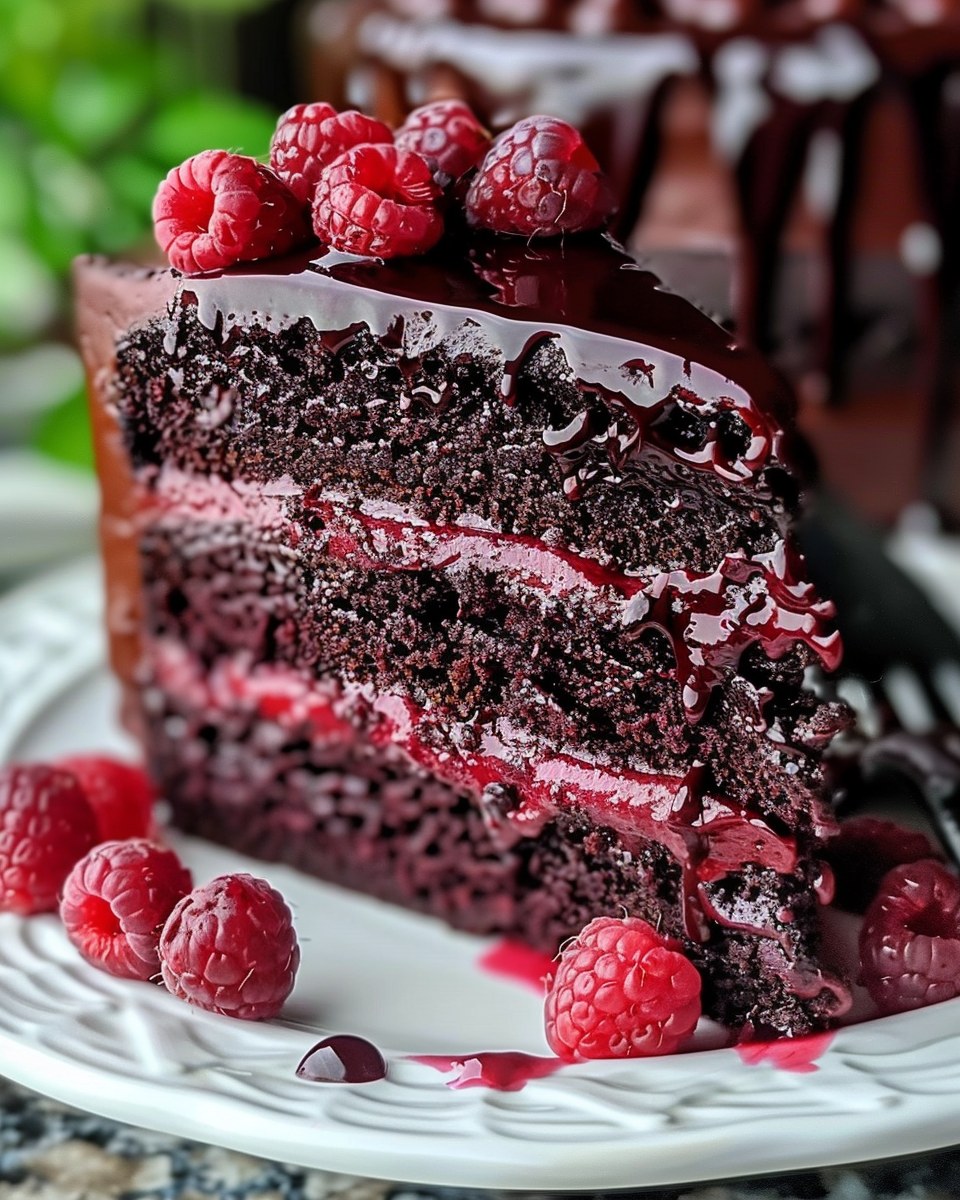Chocolate Raspberry Cake - NorthEast Nosh Recipes