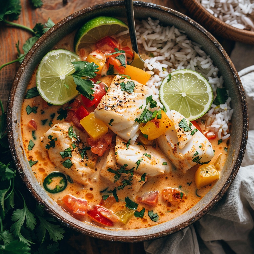 Creamy Coconut White Fish Stew - NorthEast Nosh Recipes