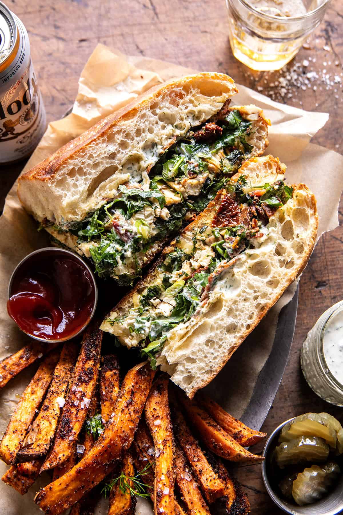 Hot Ranch Chicken and Bacon Sandwich - NorthEast Nosh Recipes