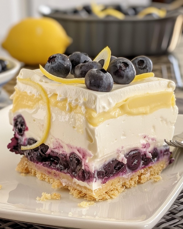 Lemon Blueberry Delight - NorthEast Nosh Recipes