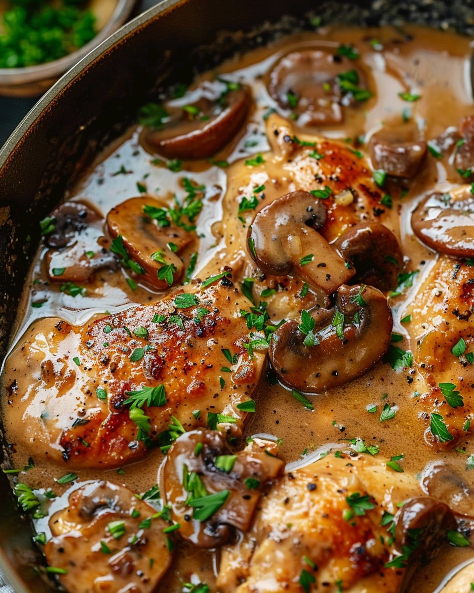 Slow Cooker Chicken Marsala - NorthEast Nosh Recipes