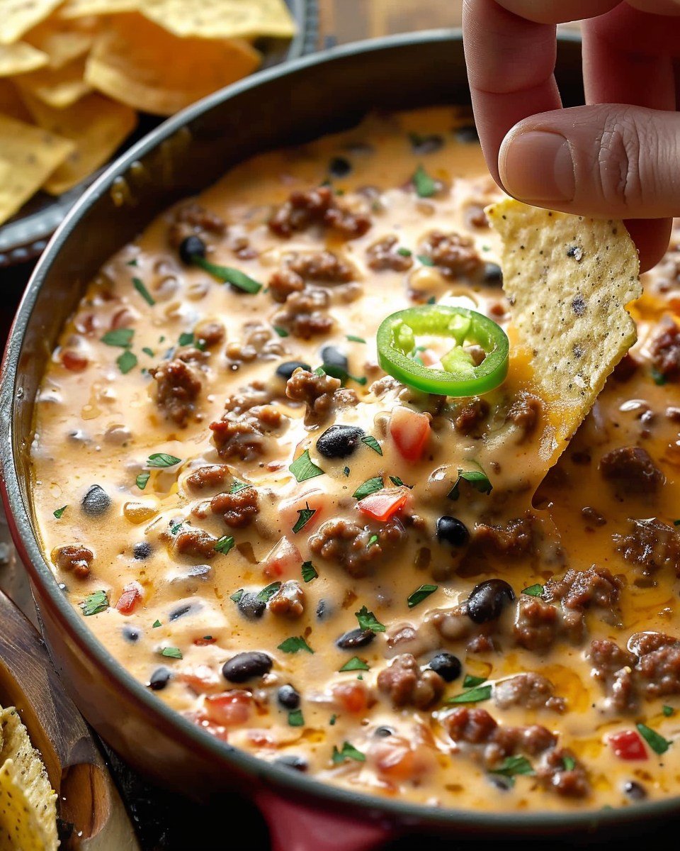 Spicy Cowboy Queso - NorthEast Nosh Recipes