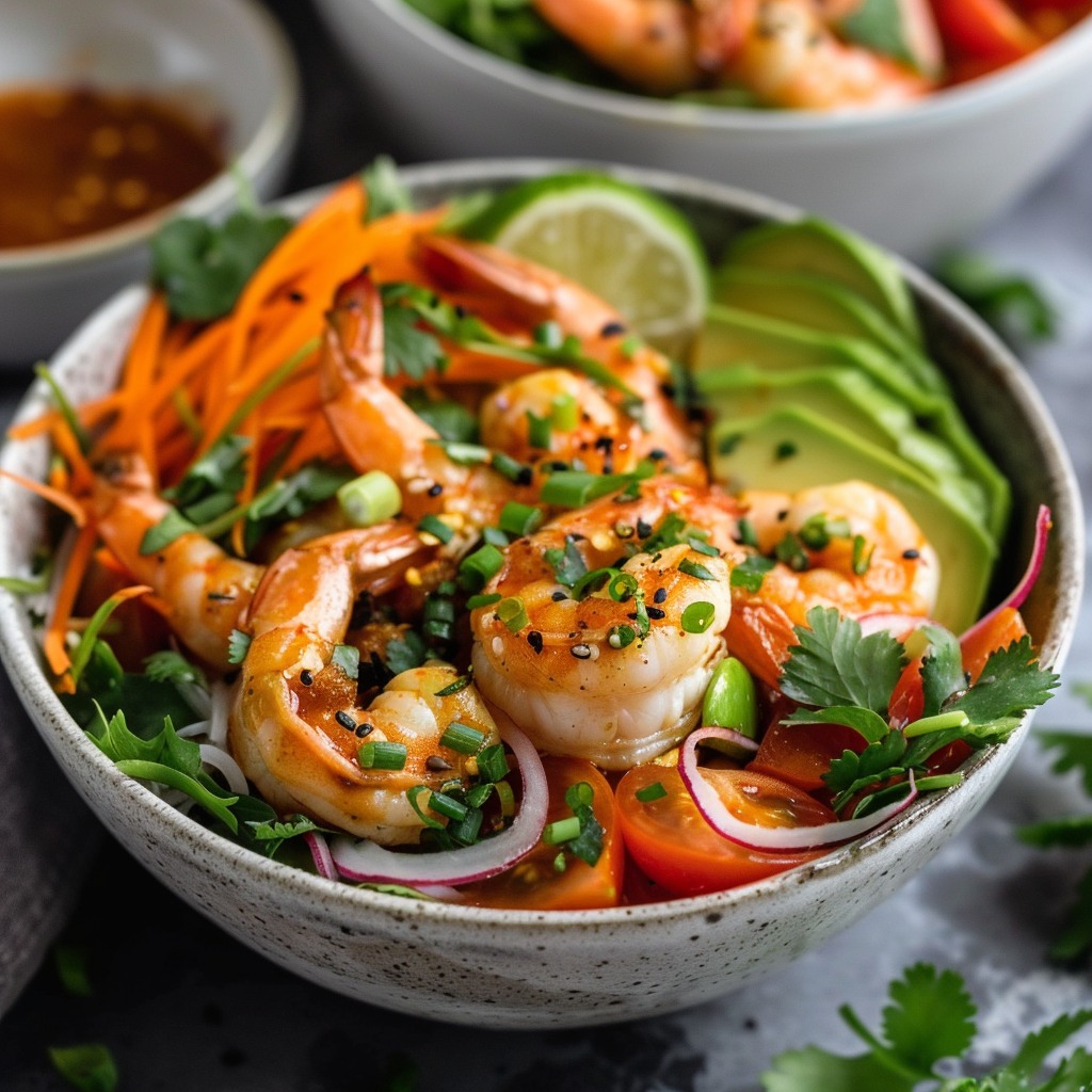 Spring Roll Bowls with Sweet Garlic Lime Sauce - NorthEast Nosh Recipes