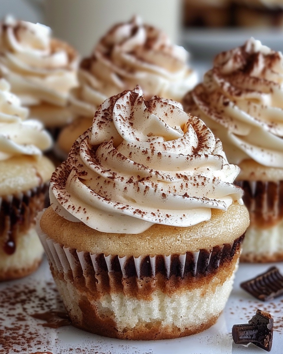 Creamy Dreamy Tiramisu Cupcakes - NorthEast Nosh Recipes