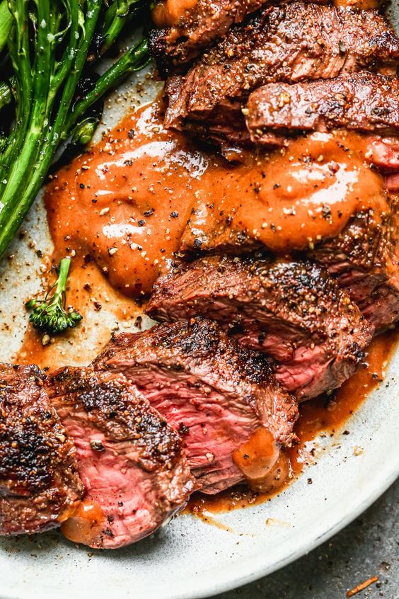 Grilled Hanger Steak with Homemade Steak Sauce - NorthEast Nosh Recipes