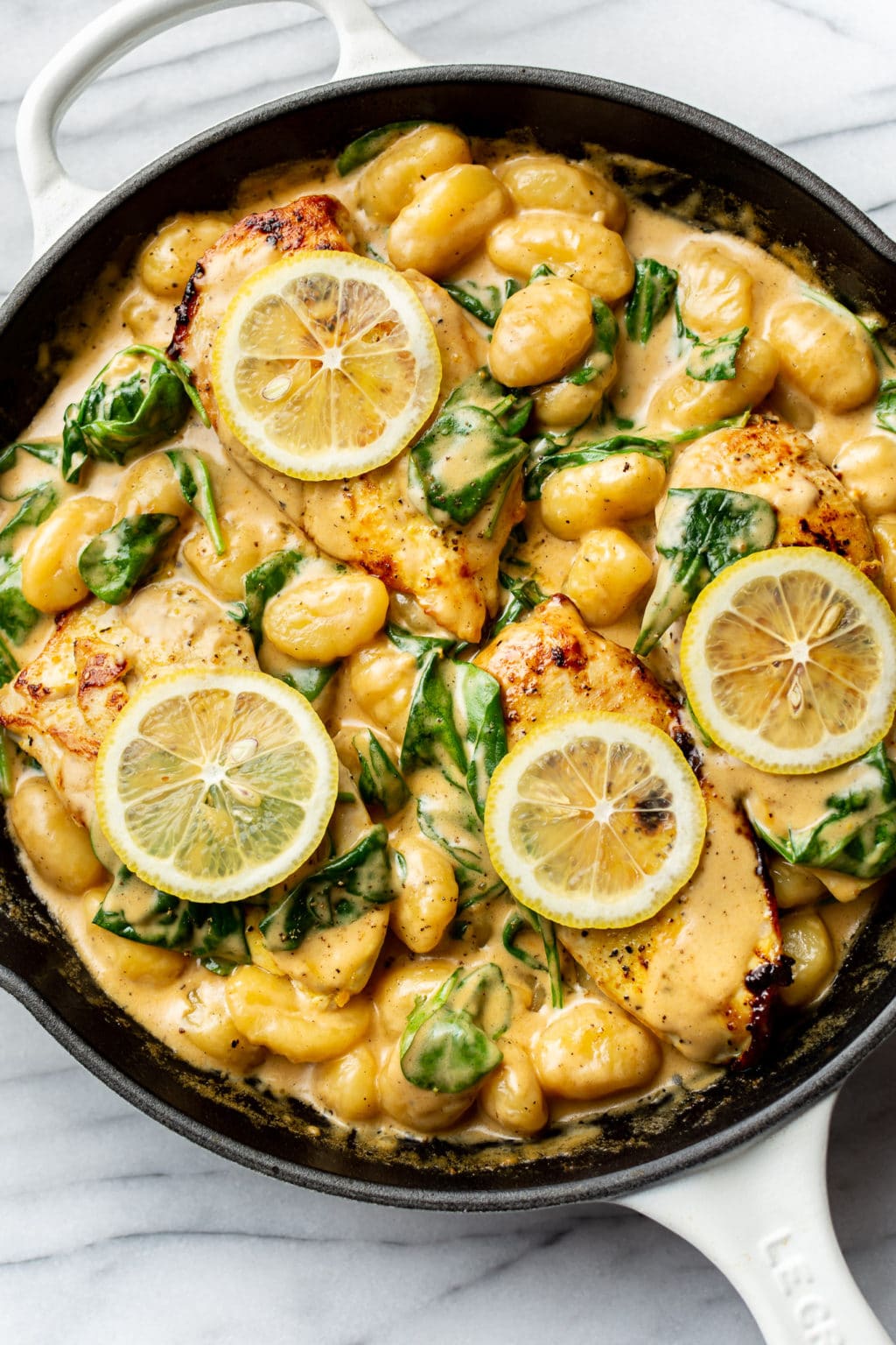 One Pan Lemon Chicken Gnocchi - NorthEast Nosh Recipes