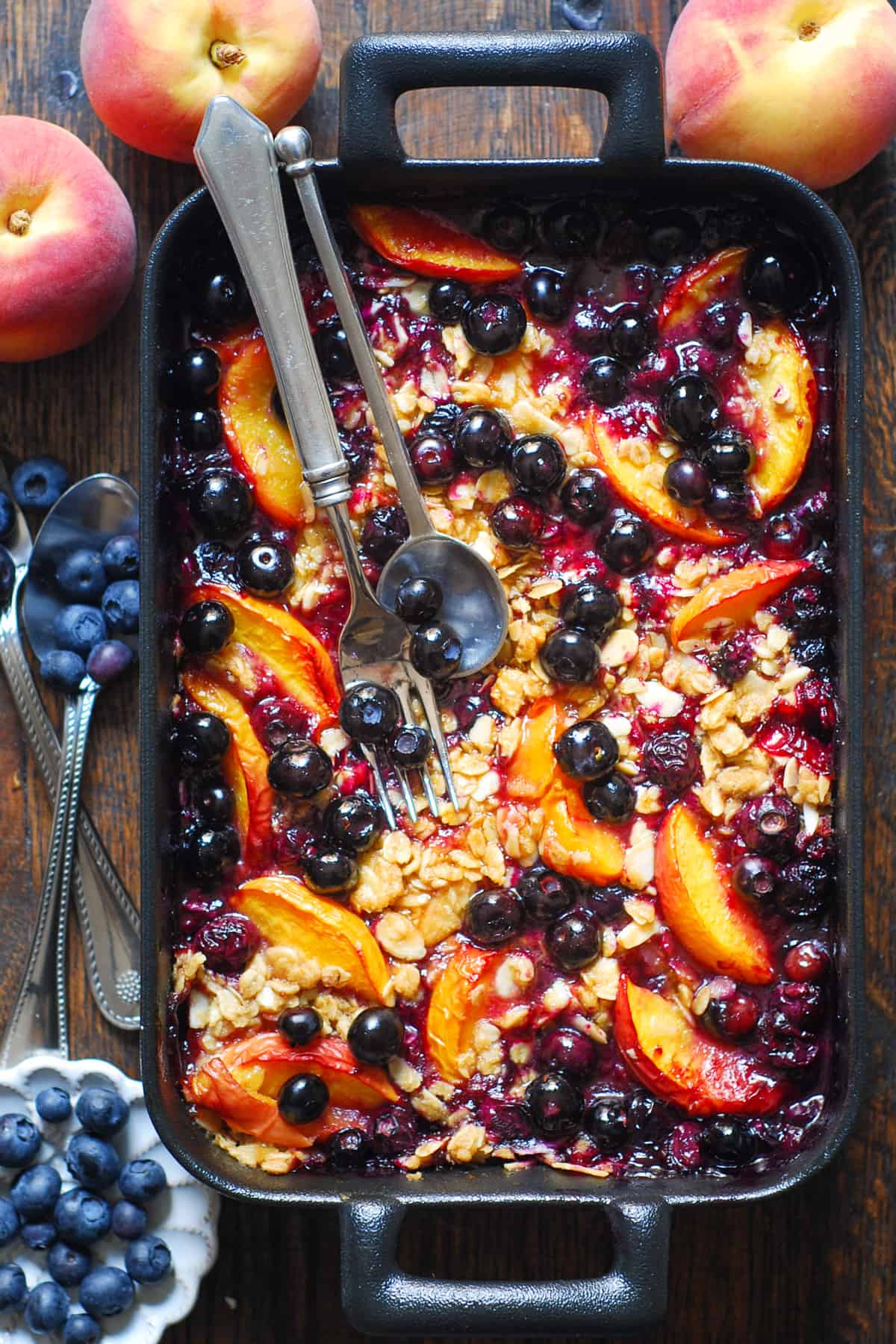 Peach and Blueberry Crisp - NorthEast Nosh Recipes