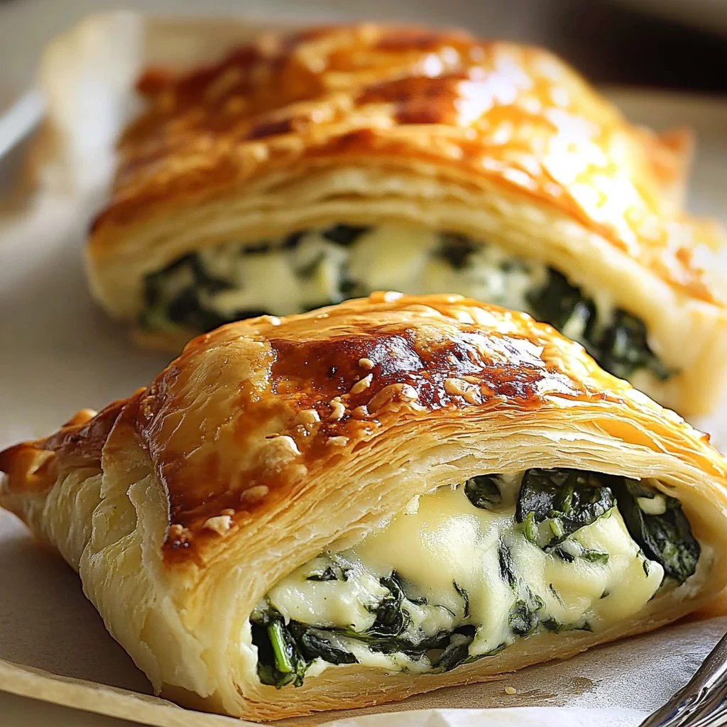 Cheese and Spinach Stuffed Pastry - NorthEast Nosh Recipes