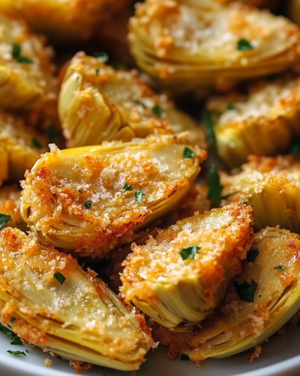 Crispy Parmesan Artichoke Hearts - NorthEast Nosh Recipes