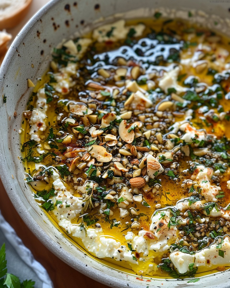 Thyme-Infused Feta & Almond Dip - NorthEast Nosh Recipes