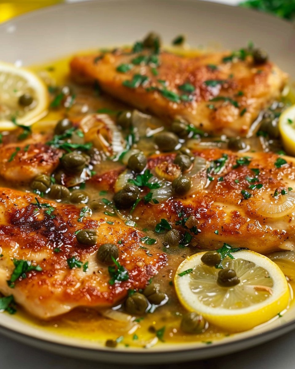 Chicken Piccata with Lemon & Capers - NorthEast Nosh Recipes