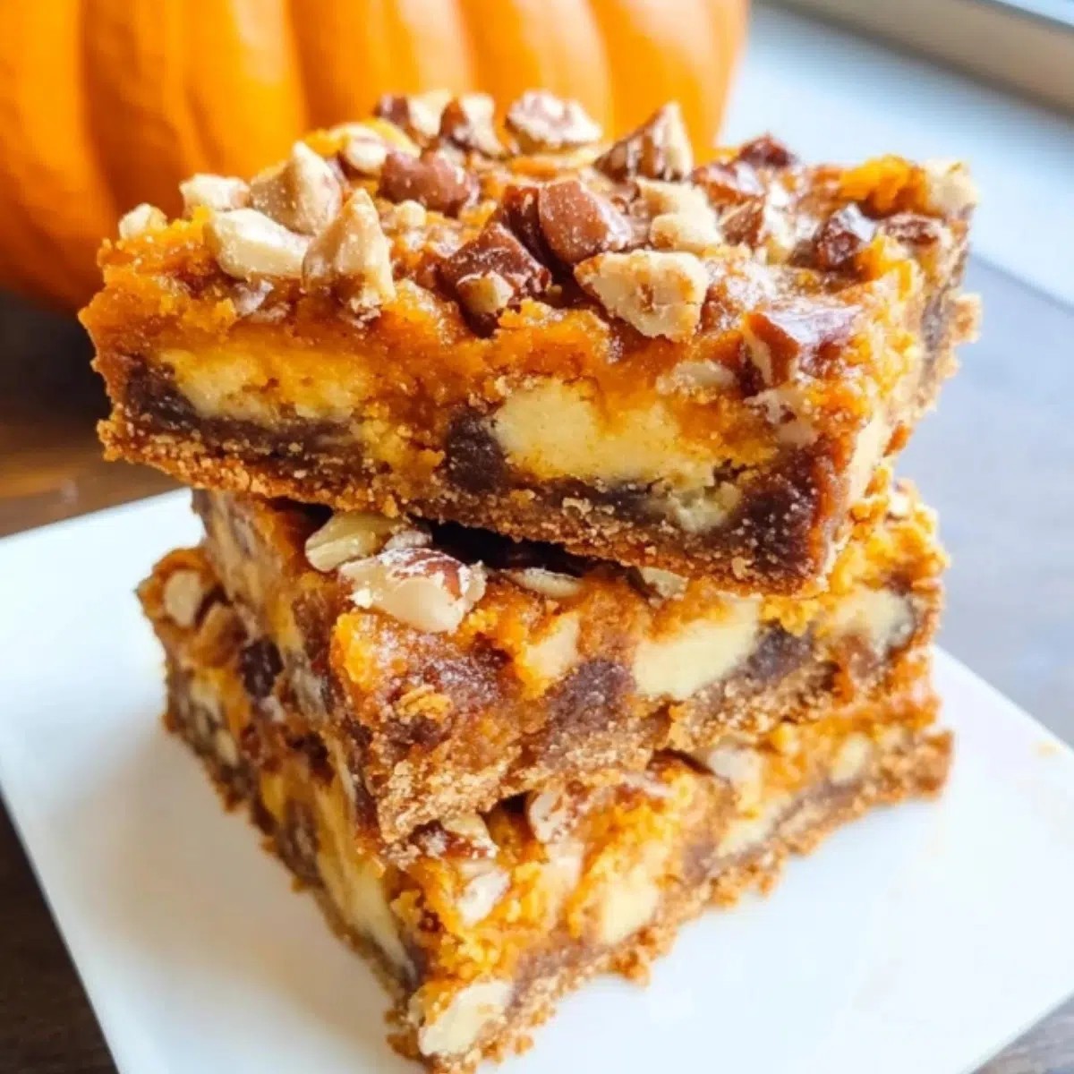 Pumpkin Magic Bars - NorthEast Nosh Recipes